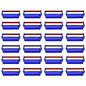 12 Pack Compatible SP700 Printer Ribbon B/R Replacement for Star RC-700BR SP-700BR SP-712 SP-742 Ink Ribbon, Black and Red