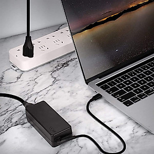 USB-C Type C Charger for Laptop Chromebook Tablet Phone Compatible 45w 65w Replacement for Dell Latitude 5285 5290 5520 5420 Dell Chromebook 5190 3400 3100 Dell XPS 13 9550 Adapter Power Cord