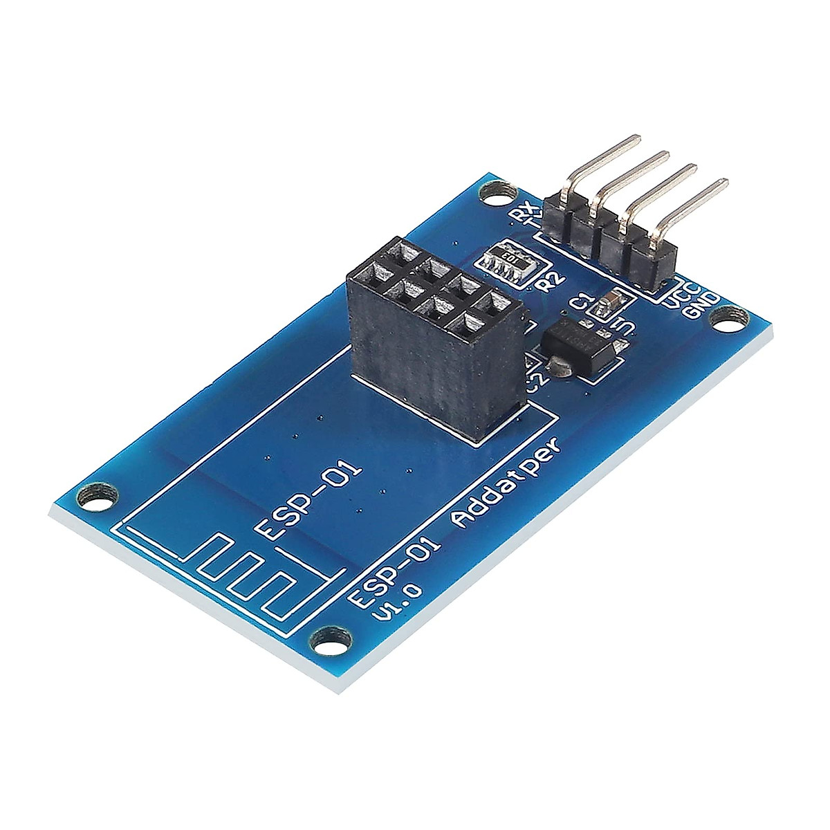 AITRIP 10PCS ESP8266 Serial Wi-Fi Wireless ESP-01 Adapter Module 3.3V 5V Compatible for Arduino