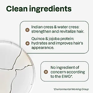 ATTITUDE Hydrating Hair Shampoo with Essential Oils, EWG Verified, Plant and Mineral-Based Ingredients, Vegan Beauty Products, Refillable Aluminum Bottle, Peppermint & Sweet Orange, 16 Fl Oz