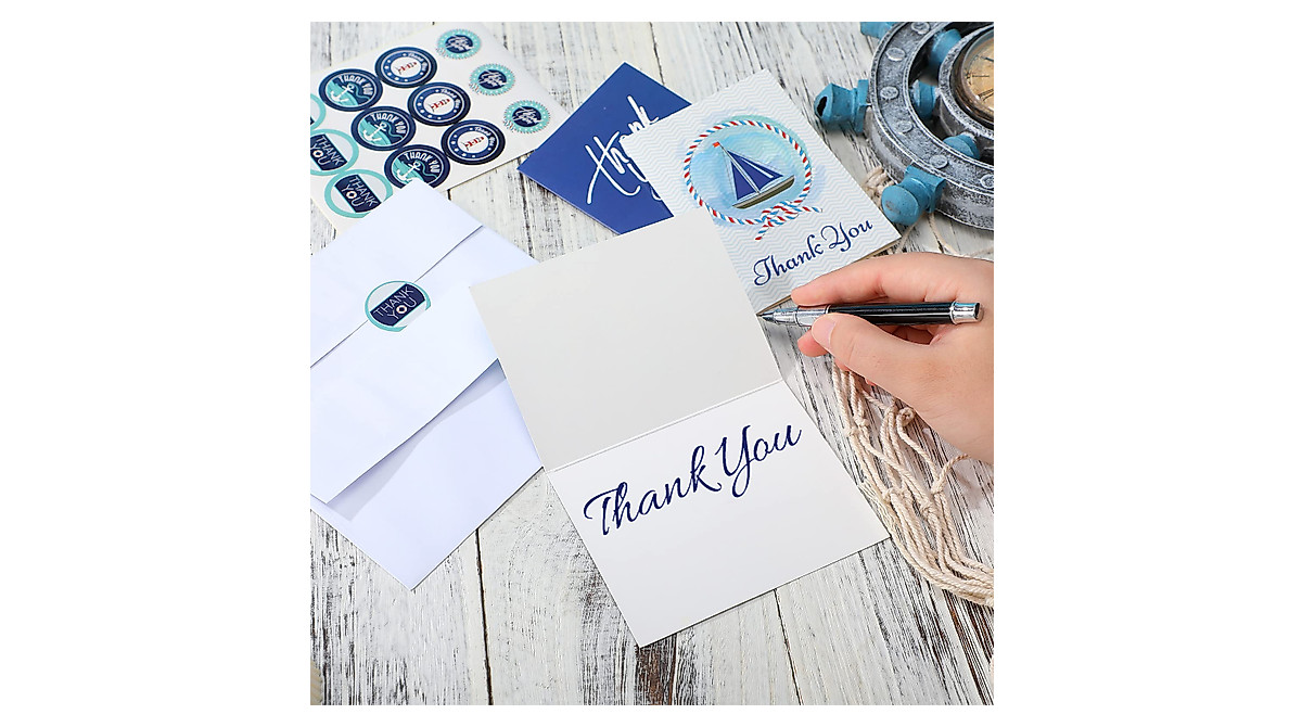 Thank You Cards for Cruise Staff - 24 Set by Hotop