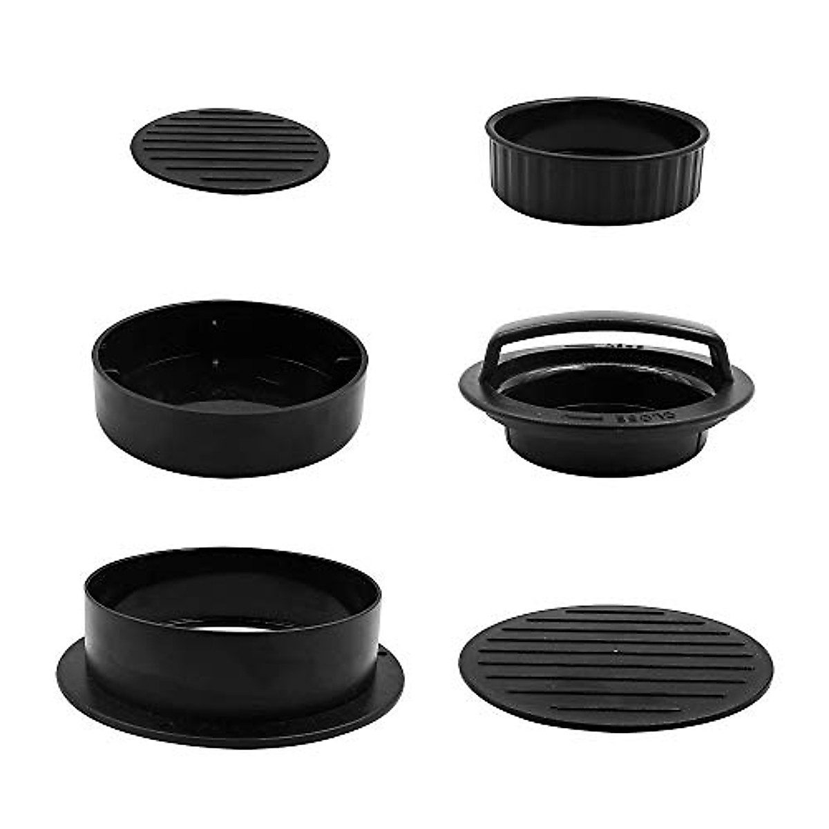 Burger Mold Hamburger Press Patty Maker Different Size Patty Molds, Works Best for Stuffed Burgers Press, Sliders, Regular Beef Burger -100 Wax Papers