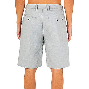 Hurley Men's H2O-Dri Breathe 21" Walkshort, Wolf Grey, 32