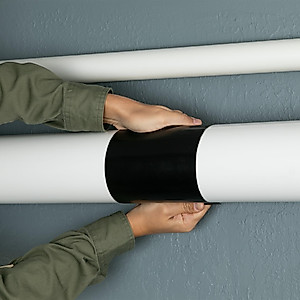 Flex Tape, 4 in x 5 ft, Black, Original Thick Flexible Rubberized Waterproof Tape - Seal and Patch Leaks, Works Underwater, Indoor Outdoor Projects - Home RV Roof Plumbing and Pool Repairs