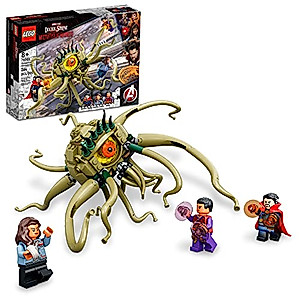LEGO Marvel Gargantos Showdown 76205 Monster Building Kit with Doctor Strange, Wong and America Chavez for Ages 8+ (264 Pieces)