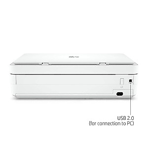 HP Envy 6052e All-in-One Wireless Color Inkjet Printer, Print Copy Scan, 2-Sided Printing, WiFi USB Bluetooth Connectivity, Instant Ink Ready, White (Renewed)