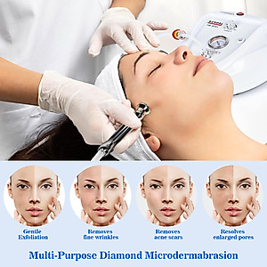 Kendal Professional Diamond Microdermabrasion Machine, Dermabrasion Facial Skin Care Equipment, Also Good for Home Use AC 110V HB-SF01