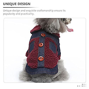 POPETPOP Dog Winter Clothes Warm Keeping Dog Clothing Stylish Dog Jacket Windproof Dog Clothes