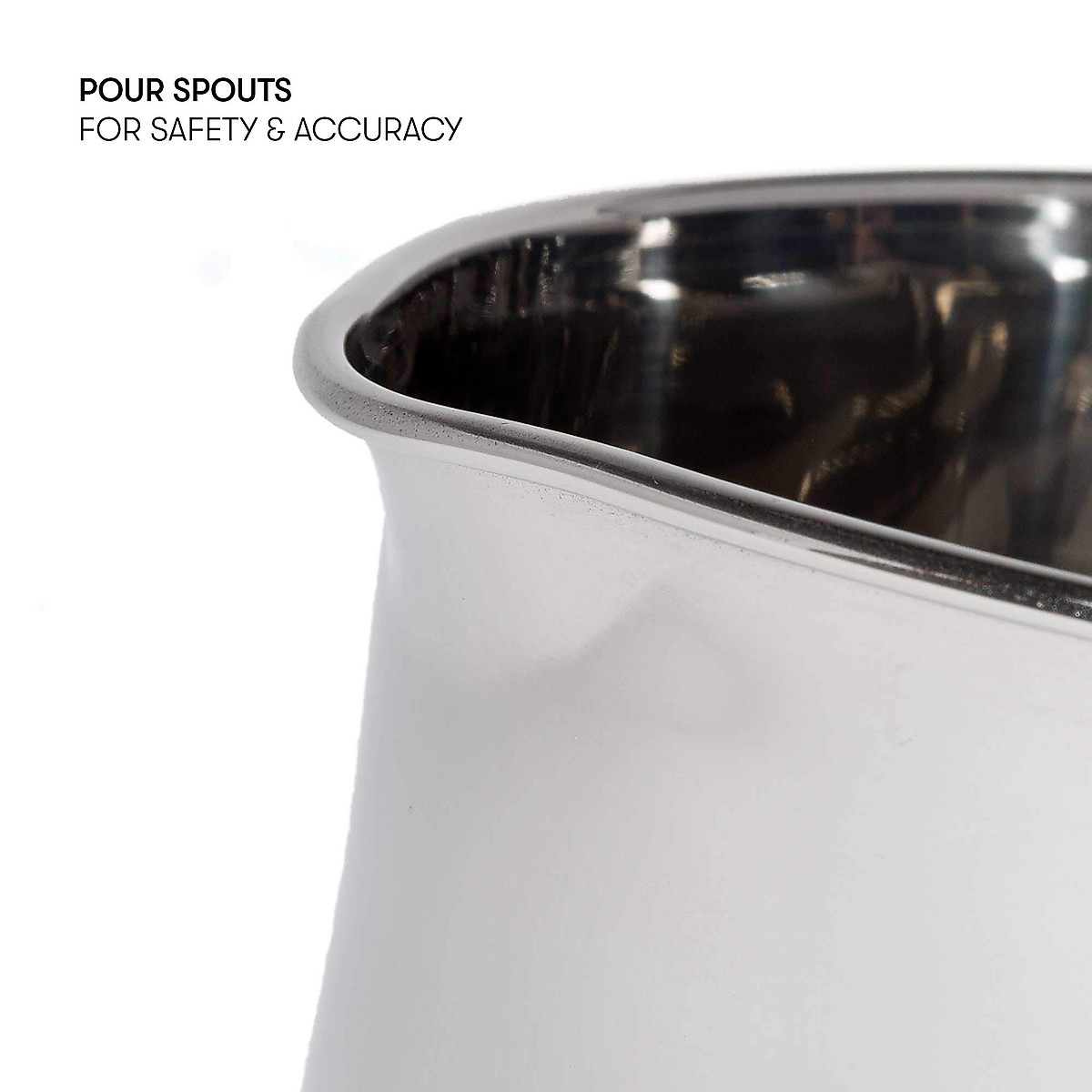 Cooking Light Stainless Steel Saucepan, Classic Belly Shape Cookware, Dishwasher and Oven Safe Pots and Pans, 3 Quart