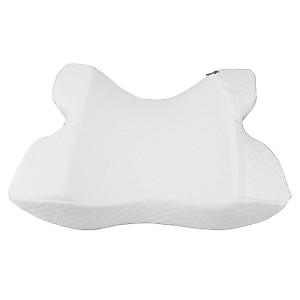 TOPINCN Sleeping Pillow Couple Pillow Arm Pillow Slow Rebound Pressure Pillow Cuddle Pillow Memory Foam Travel Arched Shaped U Pillow Providing Comfort