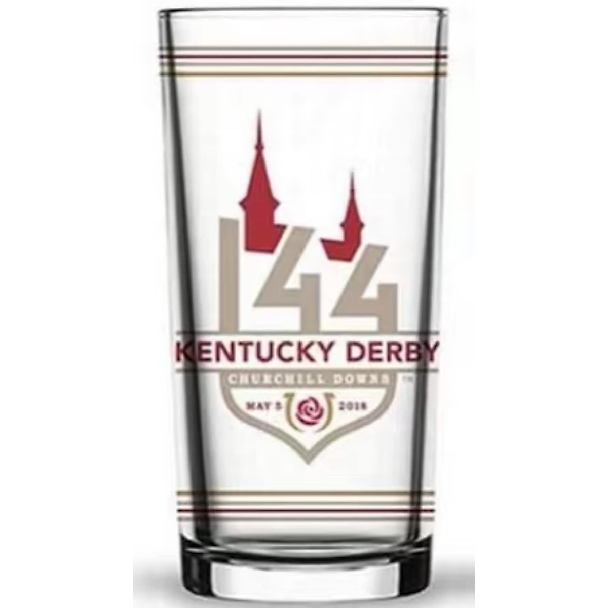 Kentucky Derby 144 Official 12oz. Mint Julep Glass, Perfect Souvenir/Gift for Derby Fans, 4 pack