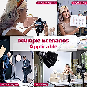 ULANZI Parabolic Softbox Quick Release - Compatible with GODOX M200D/M300D, Aputure LS 60d/x/LS C120d II/Amaran 100 200dx/Amaran COB 60d/60x, and Other Bowens Mount Light (17.7inch/45cm)