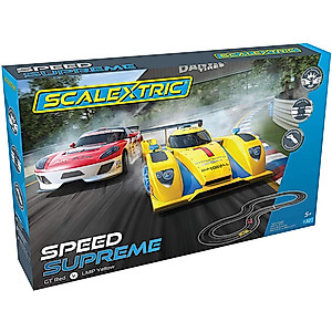 Scalextric Speed Supreme GT vs. LMP 1:32 Slot Car Race Track Set C1420T