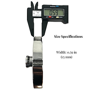 Cutlery Mania #32 Meat Grinder Plate, Hubbed, 15 mm Width, D2 Steel (3/16 Inch)