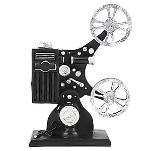 Mini Antique Vintage Craft Movie Film Projector,Movie Projector Music Box Model,Movie Theater Decor,For Birthday Home Office Study Room D¨¦Cor, Movie Projector Music Box Model,Mini Antique Vintafi