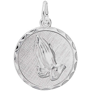 Rembrandt Charms Serenity Prayer Charm, Sterling Silver