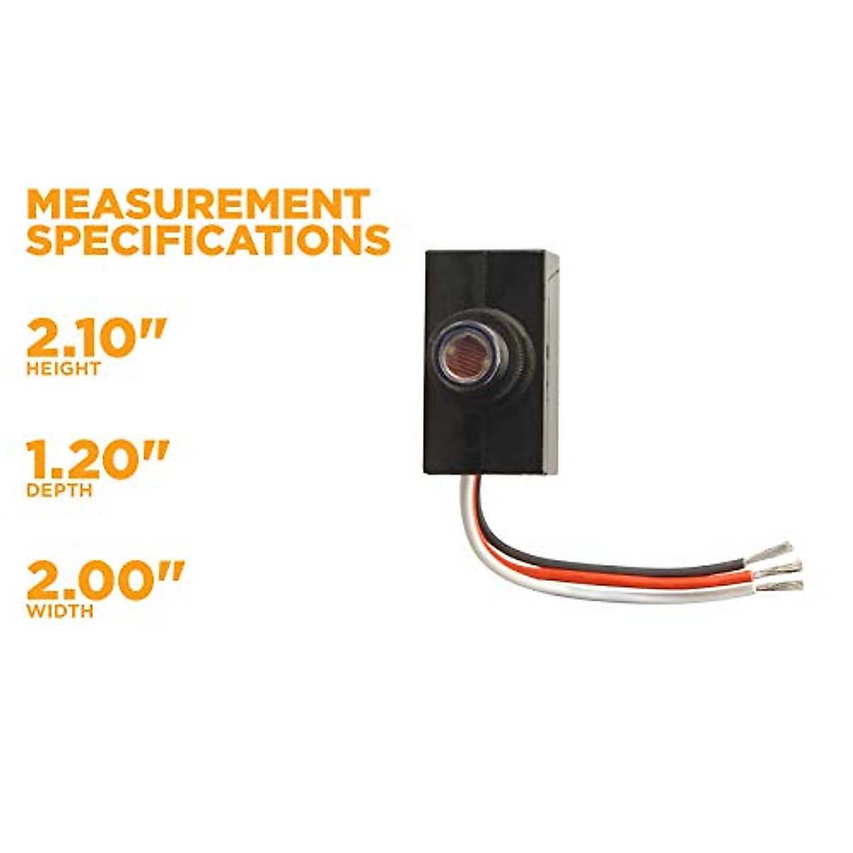 Woods 59408WD Outdoor Hard-Wired Post Eye Light Control with Photocell Light Sensor