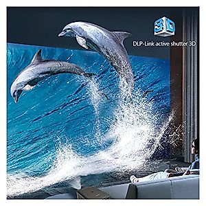 M4000 Pro by Changhong Full HD Projector 1080P Support 4K 2000 ANSI Lumen with 3D Android WiFi Smart Phone Home Cinema