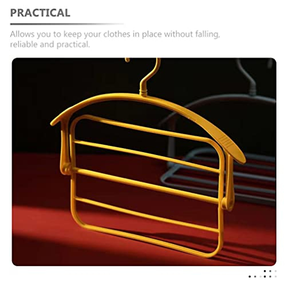 iplusmile Clothes Hanger Rack Drying Rack Clothing 2pcs Clothes Drying Rack Plastic Clothes Hangers Multifunctional for Hanging Sweaters Shoes Towels Diapers Bra Scarf Laundry Drying Rack