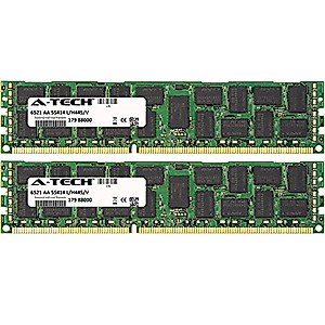 A-Tech 16GB KIT (2 x 8GB) for IBM-Lenovo System Series x3200 M3 (7328-xxx), x3250 M3 (4251-xxx), x3400 M3, x3500 M2 DIMM DDR3 ECC Registered PC3-10600 1333MHz Dual Rank Server RAM Memory