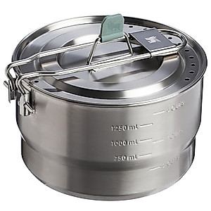 Stanley Wildfare Go 14-Piece Two Bowl Prep & Cook Set | 1.65 qt Saucepan with Fold & Lock Handle | Camping Essentials for Your Camp Kitchen