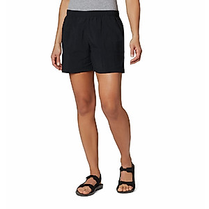 Columbia Women's Plus-size Sandy River Plus Size Short Shorts, black, 2Xx6