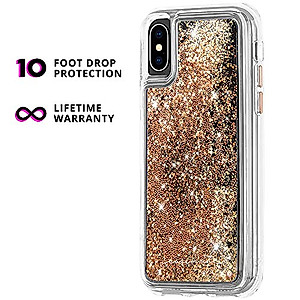 Case-Mate - iPhone XS Case - WATERFALL - iPhone 5.8 - Gold