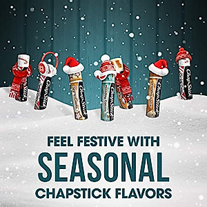 ChapStick Holiday Flavored Lip Balm Gift Set Bundle, Holiday Storybook and Snowman Pillow Gift Packs, Lip Moisturizer and Christmas Stocking Stuffer - 12 Total Tubes
