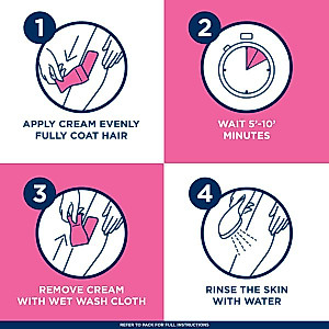 VEET Hair Removal Cream Sensitive Formula 6.78 oz (Pack of 4)