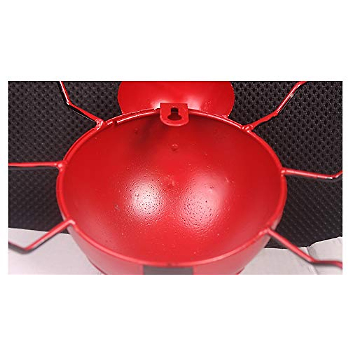 Metal Ladybugs Garden Wall Art Decor Cute Handmade Ladybugs for Christmas Backyard Garden Lawn Porch Outdoor Decoration with Red and Black Spots Easy Hanging Yard Wall Ornament Set of 4