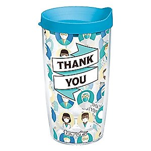 Tervis Healthcare Salute Insulated Tumbler 16oz Clear