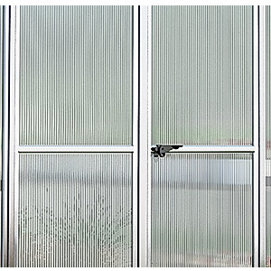 Palram - Canopia Bella Hobby Greenhouse, 8' x 8', Silver with Twin Wall Glazing