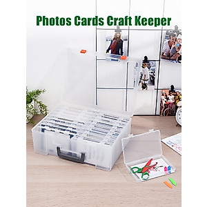 iBune Large Lock Box, Lockable Storage Box Medicine Lock Box