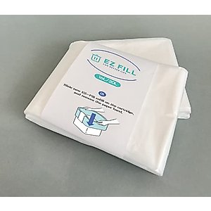 Fit for Dekor Classic Diaper Pails Refills - EZ Fill Diaper Pail Refills 10 Counts(10 Refills), White, (M700WP)