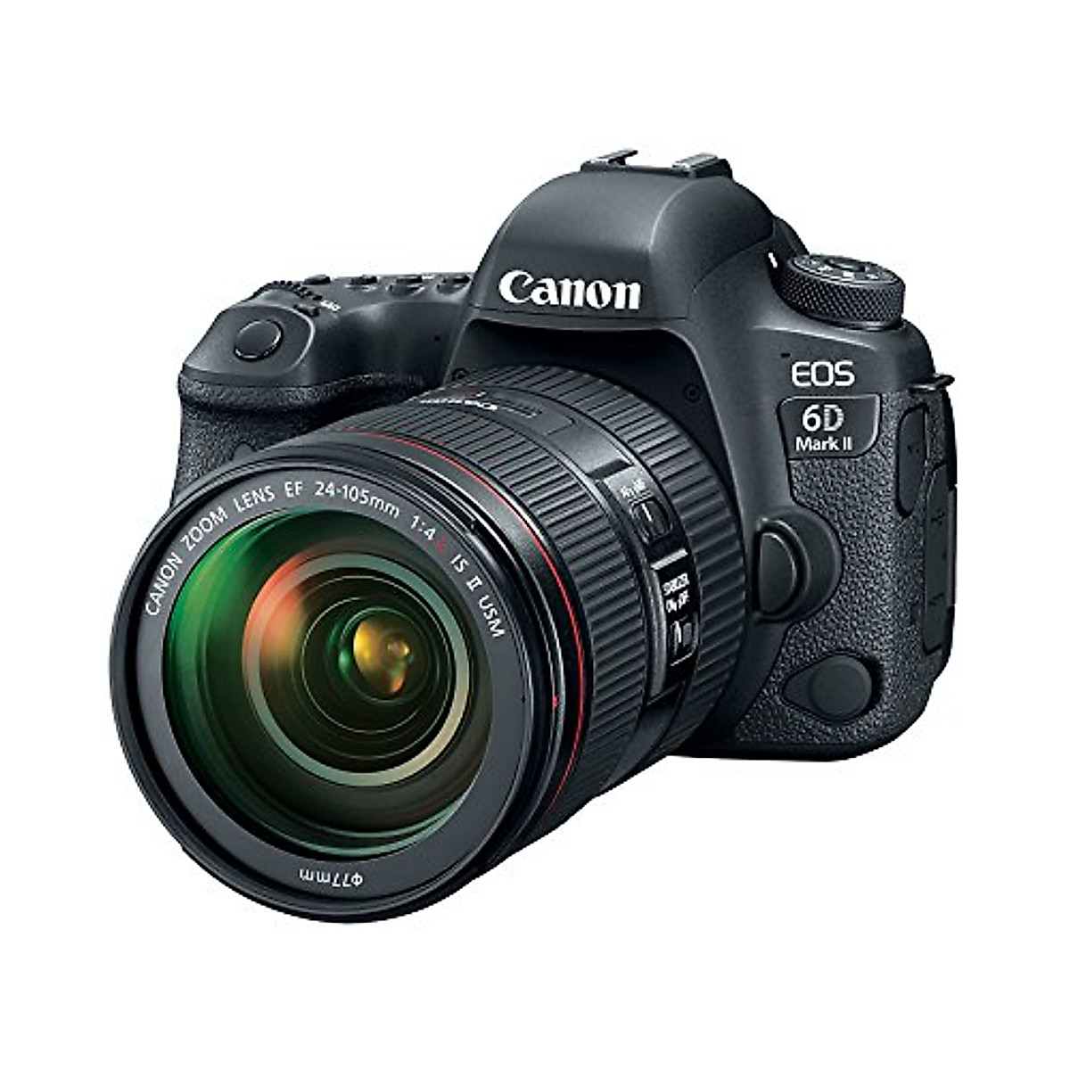 Canon EOS 6D Mark II DSLR Camera with EF 24-105mm USM Lens, WiFi Enabled