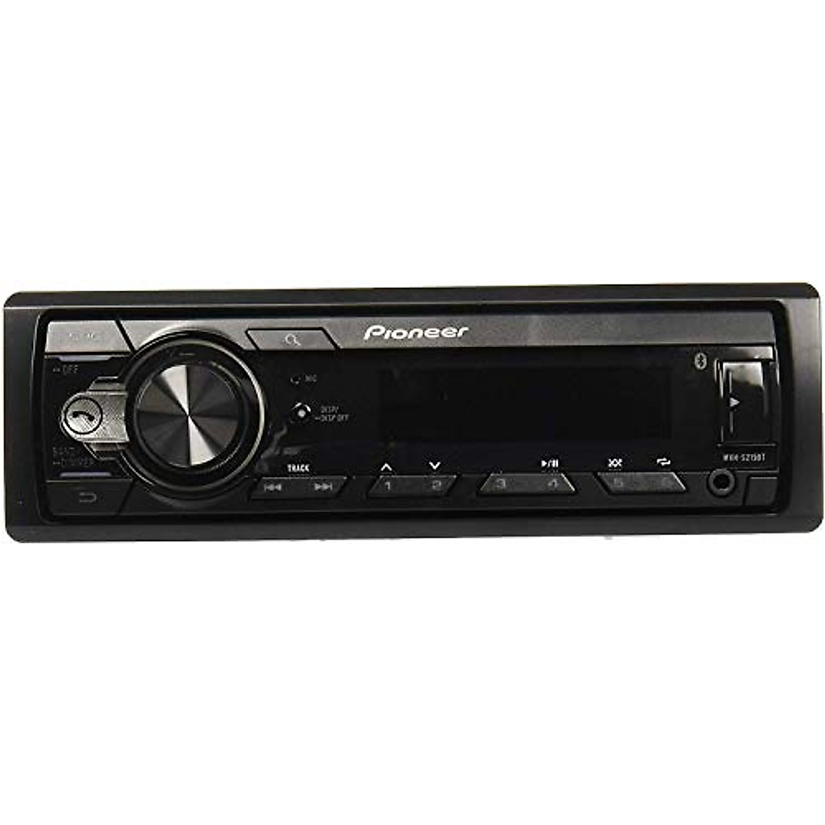 Pioneer MVH-S215BT Digital Media Car Stereo Receiver Single DIN Bluetooth in-Dash USB MP3 Auxiliary AM/FM Android Smartphone Compatible,