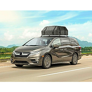 Durable Roof Top Waterproof Cargo Bag - Zone Tech Classic Black 15 Cubic Feet Premium Quality Universal Waterproof Fold-able Leak Proof Traveling Roof Top Car Bag