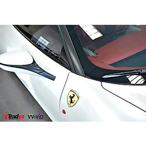 VViViD Black True R Carbon Fiber Vinyl Wrap Roll with Air Release Technology (1 Foot by 5 Foot)