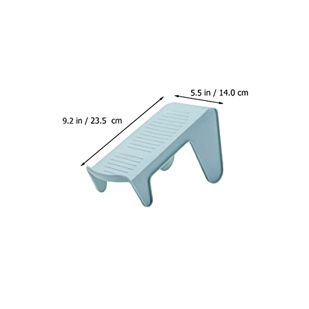 Veemoon 8pcs Rack% Bathroom Saving Organizer Multi- Holder Layer for Plastic Stands Blue Stacker Deck Shoes Stack Wall, Space Clo Slots Double Professional Stacker: Simple