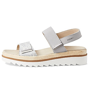 Mephisto Women's Dominica Sandal, Light Grey Soleo, 8