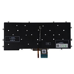 SUNMALL Replacement Keyboard Compatible with Dell Latitude 13 7370 E7370 with Backlit Latop Keyboard