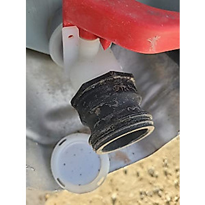 2 pack of IBC tote valve adapters 2" NPT female x 2" NPT Male IBC tote adapter cam and groove fittings with 2" fine thread male end for IBC tote valve cap