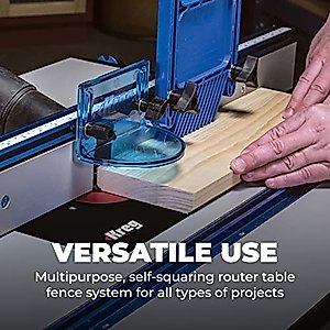 Kreg PRS1045 Precision Router Table System - Self-Squaring Router Table Fence System - Sits on Precision Router Table Top - Carpentry Tools & Accessories