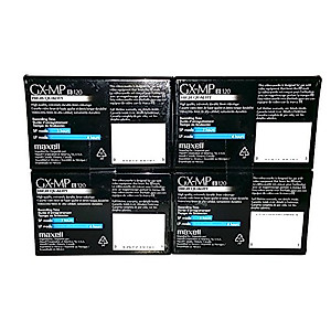 Maxell 8mm GX-MP 120 Video Camcorder tapes (4-pack)