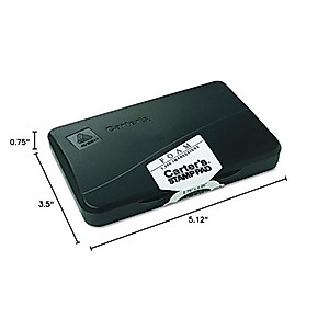 Avery Carter's Foam Stamp Pad, 2.75 x 4.25 Inch, Black, 1 Pad (21381)