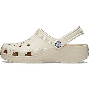 Crocs Unisex Classic Clogs, Bone, Numeric_10 US Men