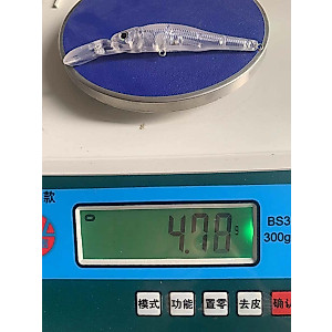 Free Eye 20PCS Unpainted Fishing Blanks Crankbait 9.6cm 4.77g topwater Artificial Bait Fishing Lures Blank Minnowbait Hard unpainted Artificial Bait Bodies DIY Fishing Tackle Spoons