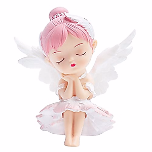 Baby Girl Cake Topper Girl Cake Decoration Lovely Desktop Ornament Baking Cake Decoration Ornaments Chic Car Decoration for Car Home Cake Decorations