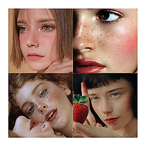 MAEPEOR Freckle Pen Natural Faux Freckles Makeup Pen Waterproof Longlasting Soft Dot Sopt Pen Create Natural Sunkissed Skin for Beginners or Professional (Light Brown)