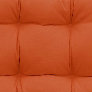 QILLOWAY Indoor/Outdoor Bench Cushion,51-Inches (Orange)